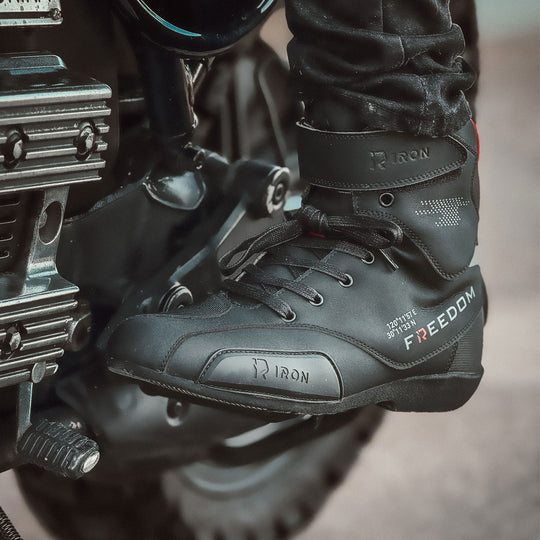 RIDEIRON Street Racing Motorcycle Riding Boots